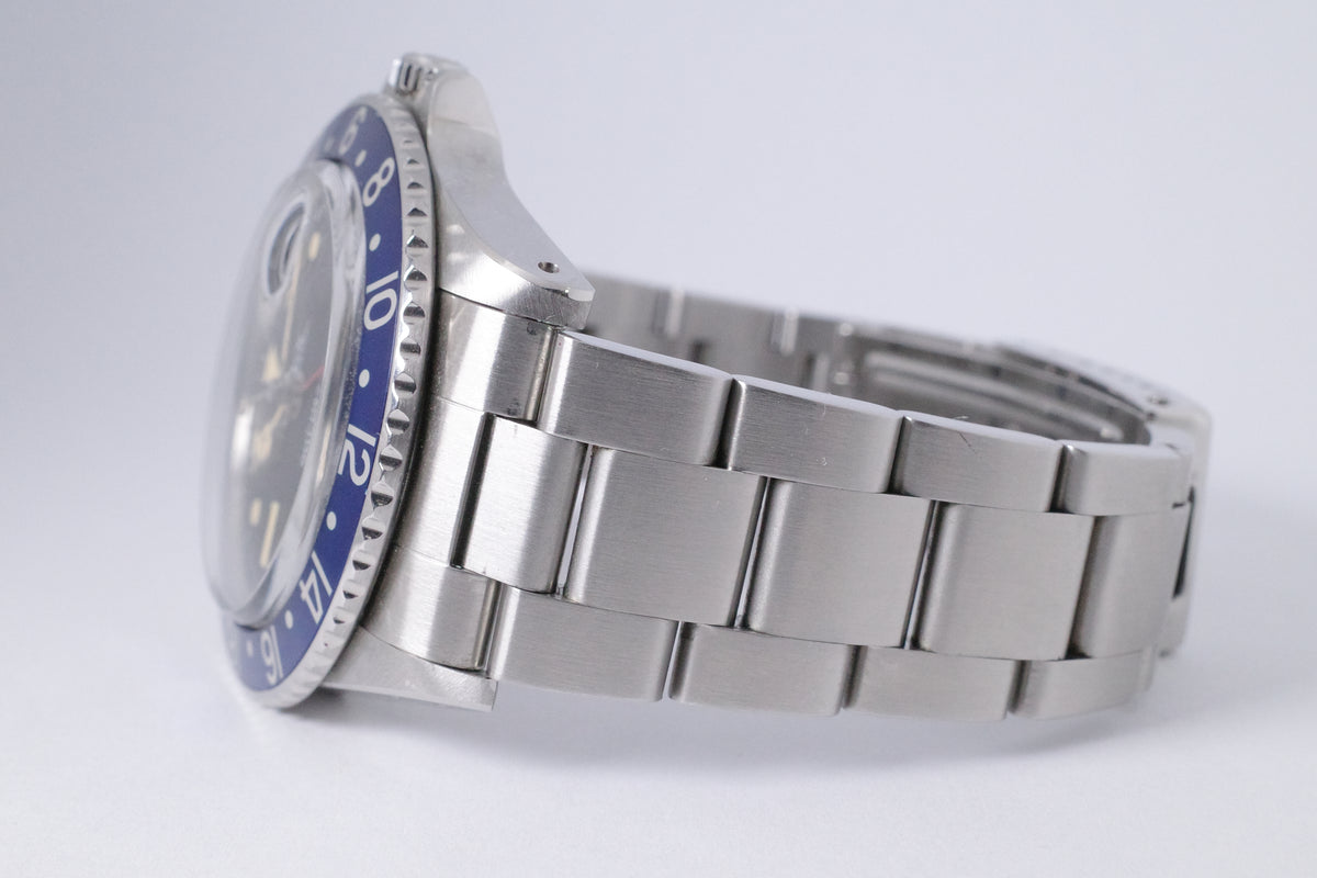 ROLEX 1977 VINTAGE GMT MASTER RADIAL DIAL BLUEBERRY 1675 WATCH ONLY ...