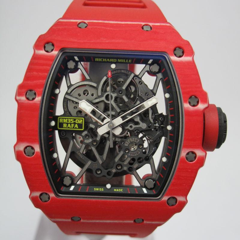 RICHARD MILLE RED NTPT CARBON RAFAEL NADAL AUTOMATIC RM35-02 RAFA ...
